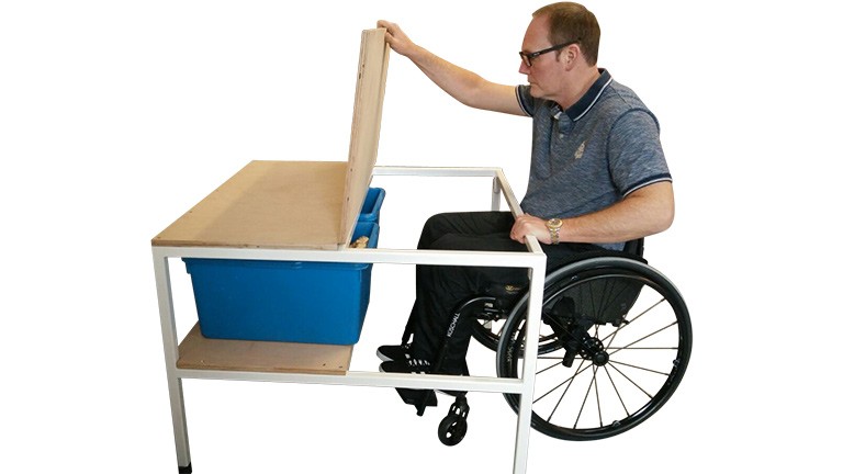 Wheelchair Work Station - The Accessible Planet